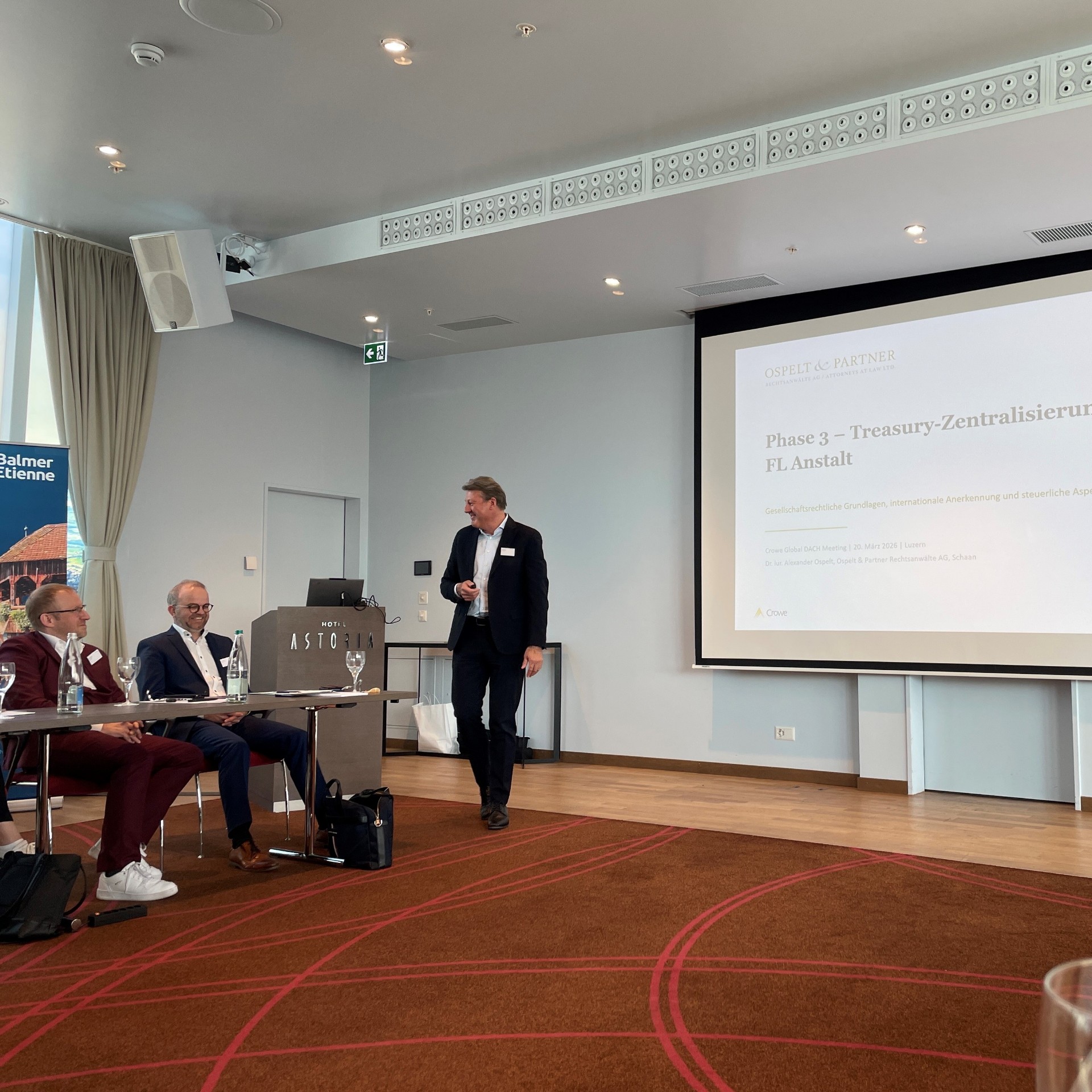 Alexander Ospelt & Johannes Kaiser-Frick beim Crowe DACH Meeting 2026 ...